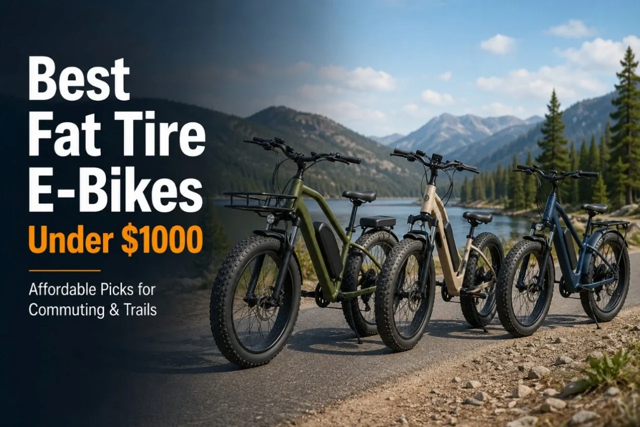 8 Best Fat Tire E-Bikes Under $1000 (2026) - GoEBikeLife